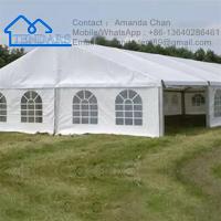 China Heavy Duty Custom Size Aluminum Marquee Tent 10m Span 12m Length Waterproof Wedding Event Tent for sale