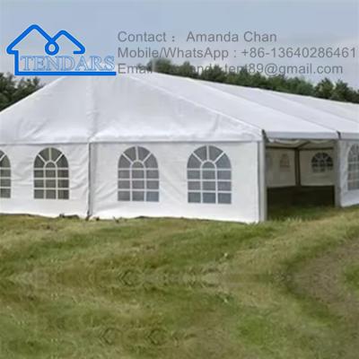 China Heavy Duty Custom Size Aluminum Marquee Tent 10m Span 12m Length Waterproof Wedding Event Tent for sale