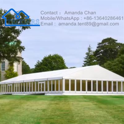 China Customized Aluminum Alloy Wedding Tent 10-60m Outdoor Event Shelter with PVC Cover for sale