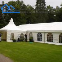 China 4x4m Heavy Duty Marquee Tent Reinforced Alloy Snow Load 850g/m² Heavy Fabric for Industrial Use for sale