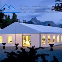 China Heavy Duty Aluminum Frame Wedding Party Tent 6061T6 Custom Size Waterproof 100kmh Wind for sale