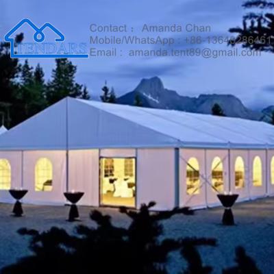 China Heavy Duty Aluminum Frame Wedding Party Tent 6061T6 Custom Size Waterproof 100kmh Wind for sale
