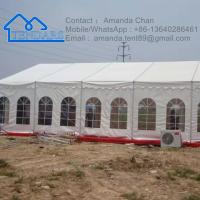 China Heavy Duty Large White Waterproof Aluminum Frame Tent PVC Cover Wedding Marquee Tent 5m to 50m for sale