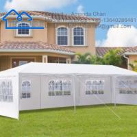 China Heavy Duty Aluminum Frame Wedding Party Tent White Transparent Custom Size 5x15m CE Certified for sale