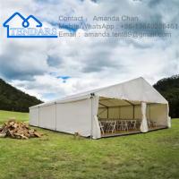 China Heavy Duty Aluminum Frame Wedding Party Tent White Transparent Custom Size 5x15m CE Certified for sale