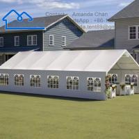 China Heavy Duty Event Tent Aluminum Frame PVC Large Warehouse Tent Custom Size 30m Span for sale