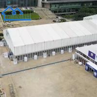 China Outdoor Heavy Duty Aluminum Alloy Marquee Storage Tent 10m Wide Trade Show Tent for sale