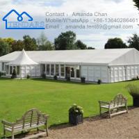 China Heavy Duty Outdoor Luxury Party Tent 20x40 ft Galvanized Steel Frame Event Tent for sale