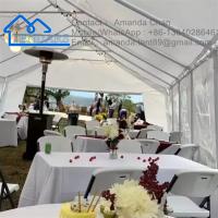 China Heavy Duty Event Tent Aluminum Frame PVC Large Warehouse Tent Custom Size 30m Span for sale
