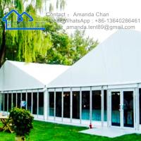 China Luxury Aluminum Alloy Party Tent 10x30m Heavy Duty Wedding Event Tent Custom for sale