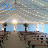 China Heavy Duty Aluminum PVC Transparent Marquee Custom Wedding Party Event Commercial Tent 3m to 60m Width for sale