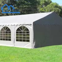 China Heavy Duty Aluminum Frame Wedding Party Tent White Transparent Custom Size 5x15m CE Certified for sale