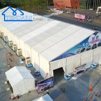 China Heavy Duty Waterproof Commercial Warehouse Tent 10m to 50m Span Aluminium Frame for sale