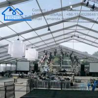 China Heavy Duty Aluminum Alloy Clear Span Party Tent 10m Width 3m Eave Height for Outdoor Events for sale