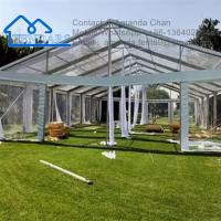 China Heavy Duty Aluminum Alloy Clear Span Party Tent 10m Width 3m Eave Height for Outdoor Events for sale
