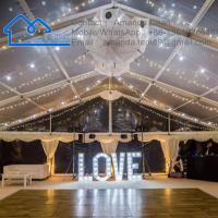 China Heavy Duty Aluminum PVC Transparent Marquee Custom Wedding Party Event Commercial Tent 3m to 60m Width for sale