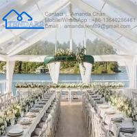China Heavy Duty Aluminum Alloy Clear Span Party Tent 10m Width 3m Eave Height for Outdoor Events for sale