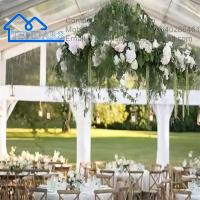 China Clear PVC Custom Wedding Marquee Tent 6m to 50m Span Aluminum Frame for sale