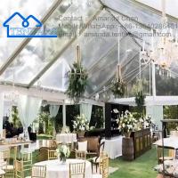 China Heavy Duty Waterproof Aluminum Frame Wedding Marquee Tent 100-120KM/H Wind Load for sale