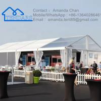 China Heavy Duty Aluminum Marquee Tent 3M Width Transparent PVC Party Wedding Tent for sale