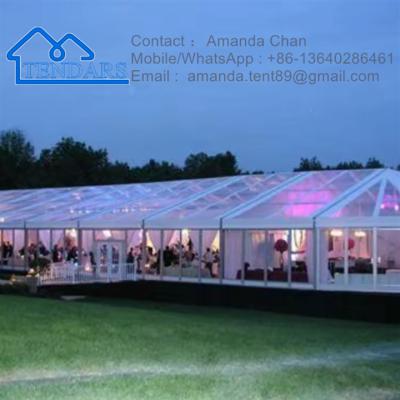 China Heavy Duty Aluminum Alloy Clear Span Party Tent 10m Width 3m Eave Height for Outdoor Events for sale