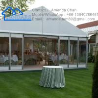 China Luxury Aluminum Alloy Party Tent 10x30m Heavy Duty Wedding Event Tent Custom for sale