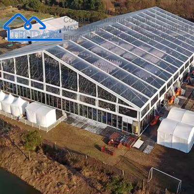 China Heavy Duty Aluminum PVC Transparent Marquee Custom Wedding Party Event Commercial Tent 3m to 60m Width for sale