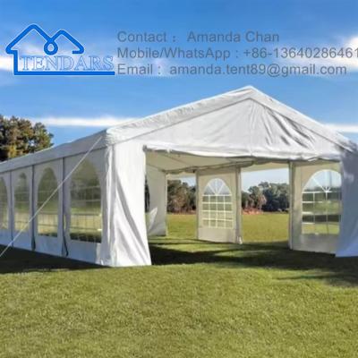 China Heavy Duty Aluminum Frame Outdoor Wedding Marquee Tent 10x20ft with PVC Walls for sale