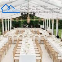 China Heavy Duty Aluminum Alloy Waterproof Warehouse Tent 6m Width Outdoor Storage Shelter for sale