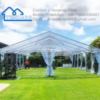 China Heavy Duty Aluminum Marquee Tent 3M Width Transparent PVC Party Wedding Tent for sale