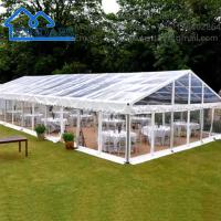 China Aluminum Alloy Clear Roof Wedding Marquee Tent 10m to 50m Wide Customizable for sale