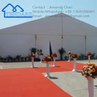 China Custom Outdoor Large Capacity Aluminum Frame White Waterproof Wedding Tents 3m-50m for sale
