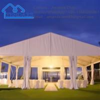 China Luxury White Tent Wedding Reception Canopy White Marquee Event Party Tent Wedding Marquee Tent for sale