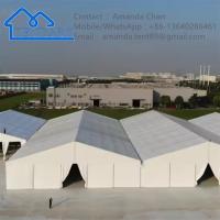 China Custom Outdoor Large Capacity Aluminum Frame White Waterproof Wedding Tents 3m-50m for sale