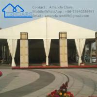 China Aluminum Alloy White Wedding Reception Marquee Tent 3x3m 6x6m Custom Size for sale