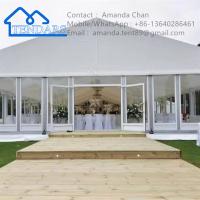 China Customized Big Aluminum Frame Transparent Marquee Event Tents for Outdoor Wedding Party 10m Span for sale