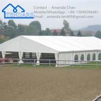 China White Luxury Aluminum Frame Outdoor Wedding Party Marquee Tent 5m-50m Span Customizable for sale