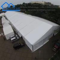 China Custom Outdoor Large Capacity Aluminum Frame White Waterproof Wedding Tents 3m-50m for sale