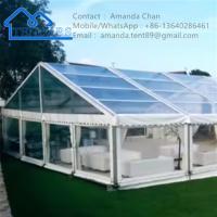 China Aluminum Alloy Clear Roof Wedding Marquee Tent 10m to 50m Wide Customizable for sale