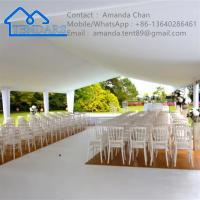 China Customizable Aluminum Frame White Wedding Marquee Tent 3m to 40m Span for Outdoor Events for sale