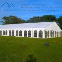 China Custom Aluminium Alloy PVC Marquee Tent for Wedding Event Outdoor Party 10m Span for sale