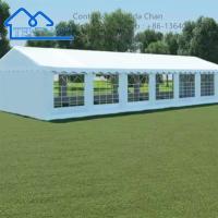 China White Luxury Aluminum Frame Outdoor Wedding Party Marquee Tent 5m-50m Span Customizable for sale