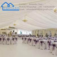 China Customizable Aluminum Frame White Wedding Marquee Tent 3m to 40m Span for Outdoor Events for sale