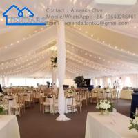 China Customizable Aluminum Frame White Wedding Marquee Tent 3m to 40m Span for Outdoor Events for sale