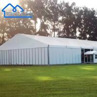 China Large Wedding Marquee Tent 10x20m Aluminum Frame White PVC Party Tent for sale