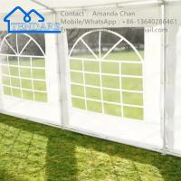 China White Wedding Marquee Party Tent 20x40ft Galvanized Steel Frame Waterproof PE Fabric for sale
