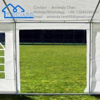China White Wedding Marquee Party Tent 20x40ft Galvanized Steel Frame Waterproof PE Fabric for sale