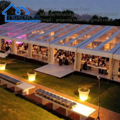 China Aluminum Alloy Clear Roof Wedding Marquee Tent 10m to 50m Wide Customizable for sale