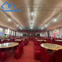 China Aluminum Structure Event Tent 3-50m Width Customizable Outdoor Wedding Marquee with 850g/m² PVC Roof for sale