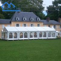China Custom Large Capacity Aluminum Alloy Marquee Wedding Tent 3m to 50m Span for sale